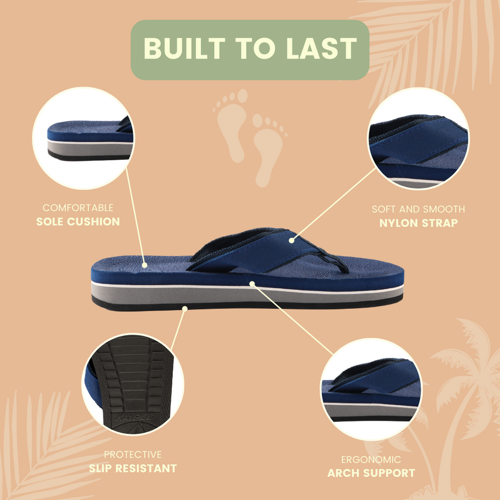 BLUE Islander Classic Flip Flops for Men and Women – Islander Slippers